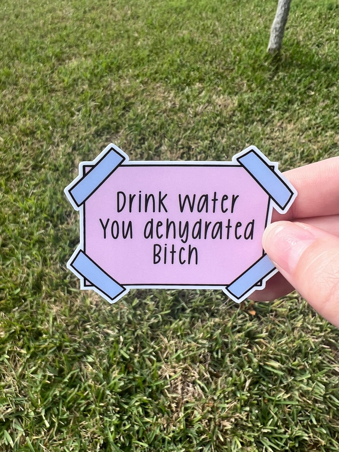 Drink Water Sticker Hydration Sticker Funny Sticker Adult - Etsy