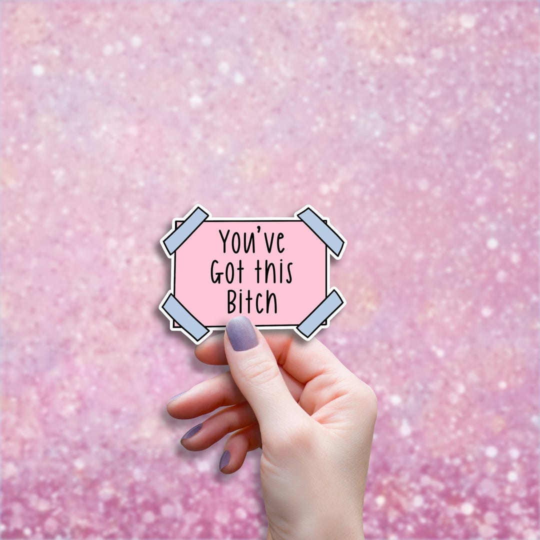 Youve Got This Sh*t Motivational Sticker, Funny Sticky Note Decal ...