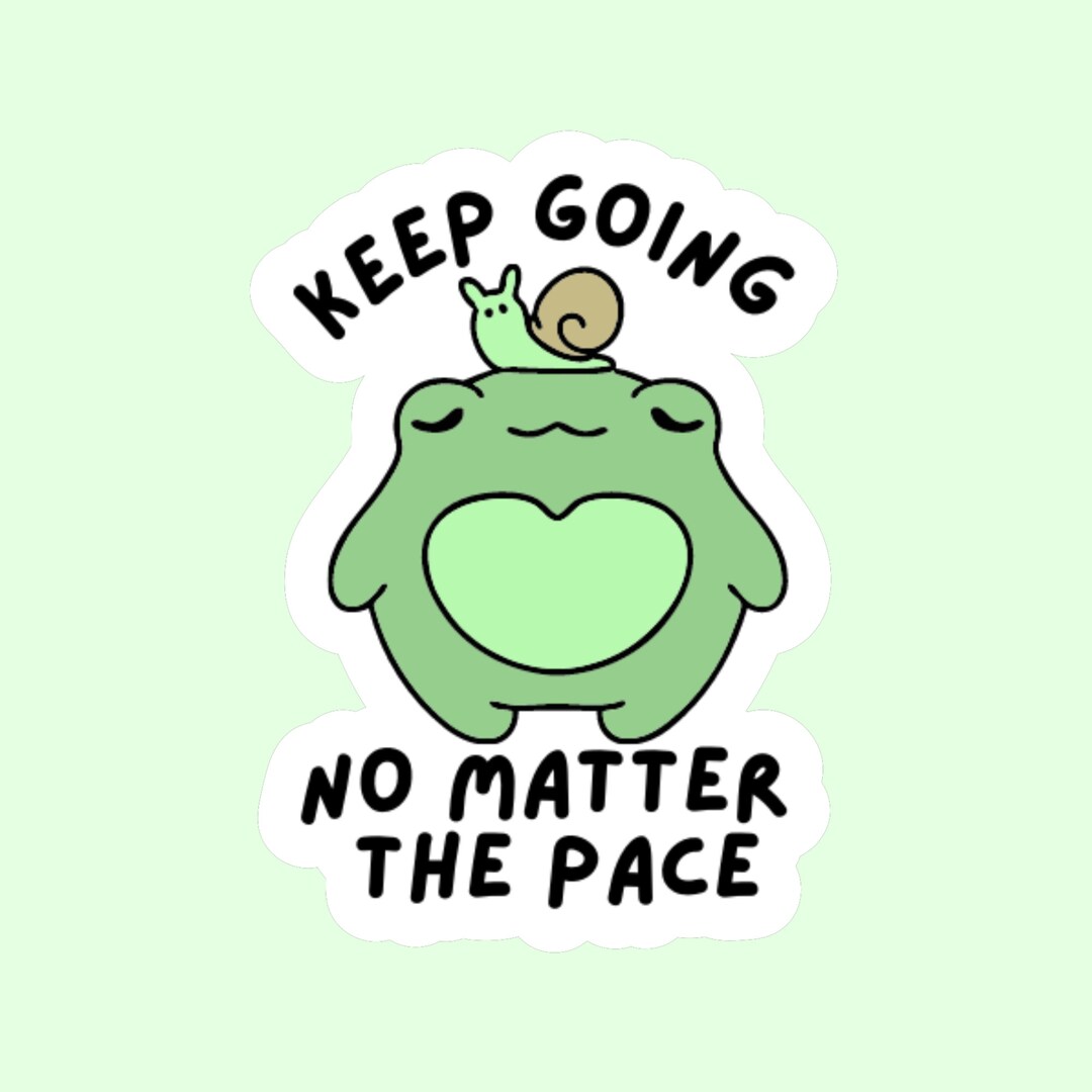 Frog Sticker Toad Sticker Cottagecore Stickers Froggy - Etsy