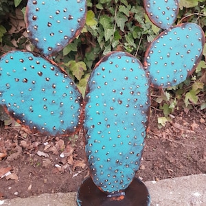 Steel Cactus Metal Skulptures Garden Art Metal Cactus Metal Garden ...