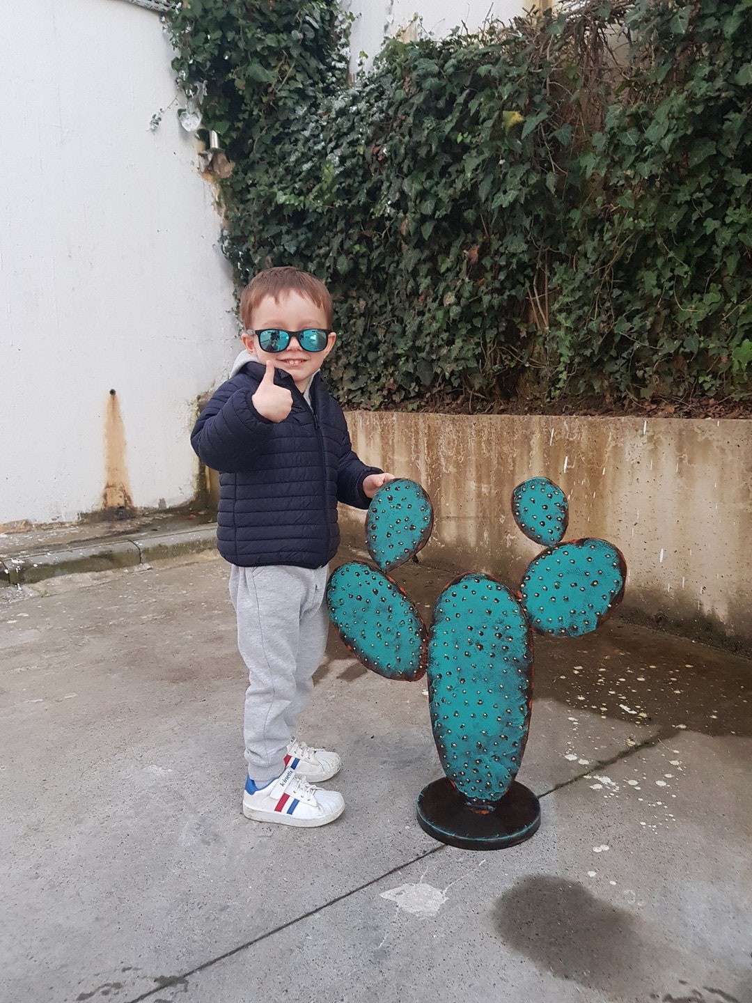 Steel Cactus Metal Skulptures Garden Art Metal Cactus Metal Garden ...