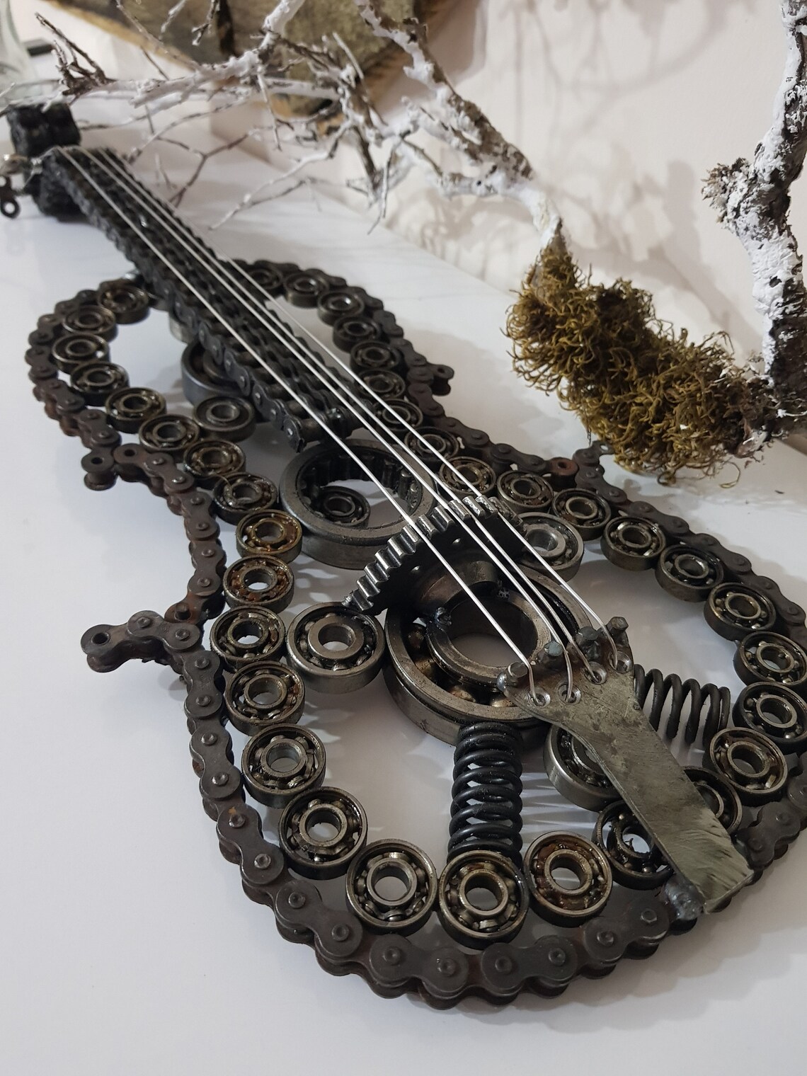 Steampunk Violin Musical Instrument Decorated Violin Steampunk - Etsy