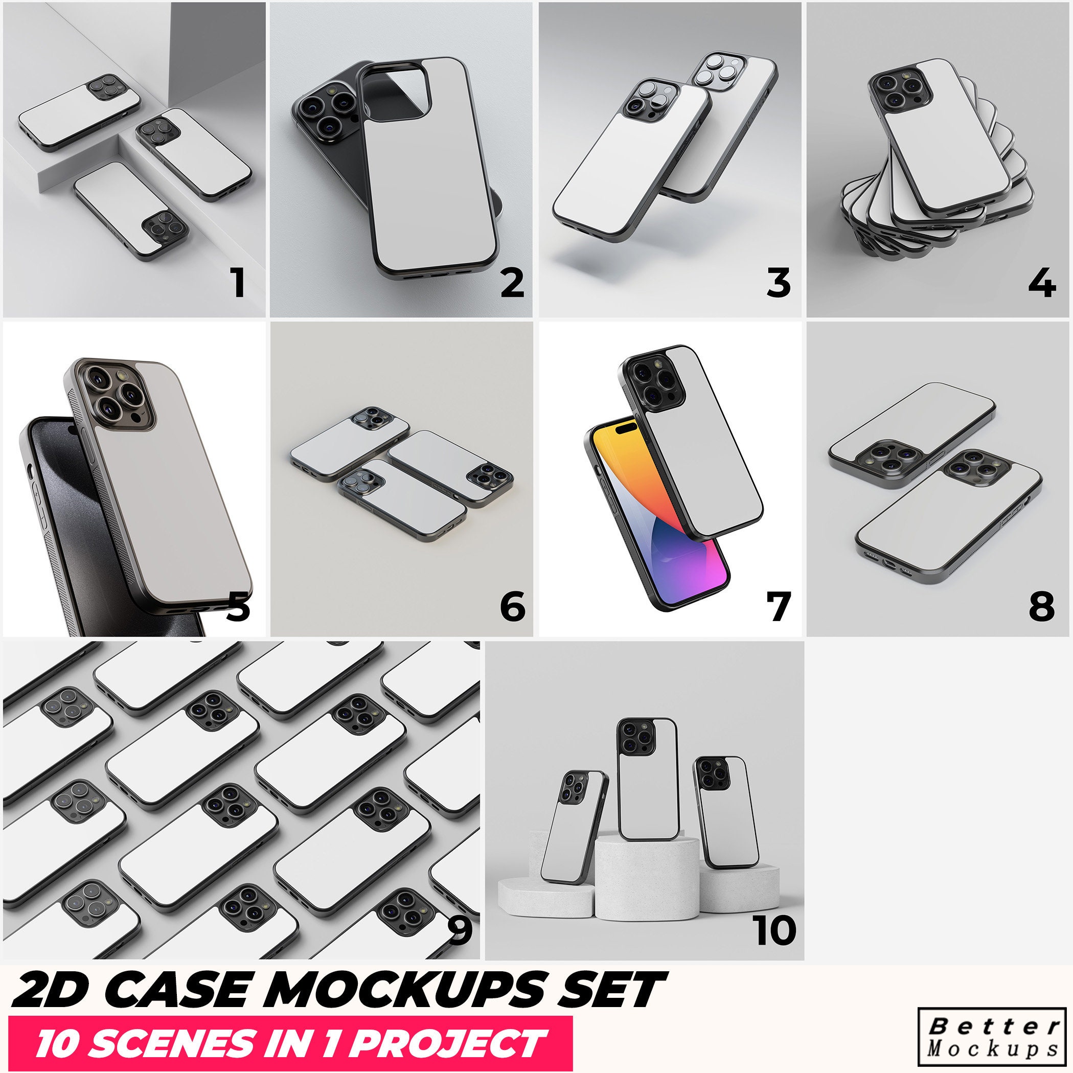 IPhone 15 Pro 2D Case Mockup Sublimation iPhone Pro Case Mock - Etsy Canada