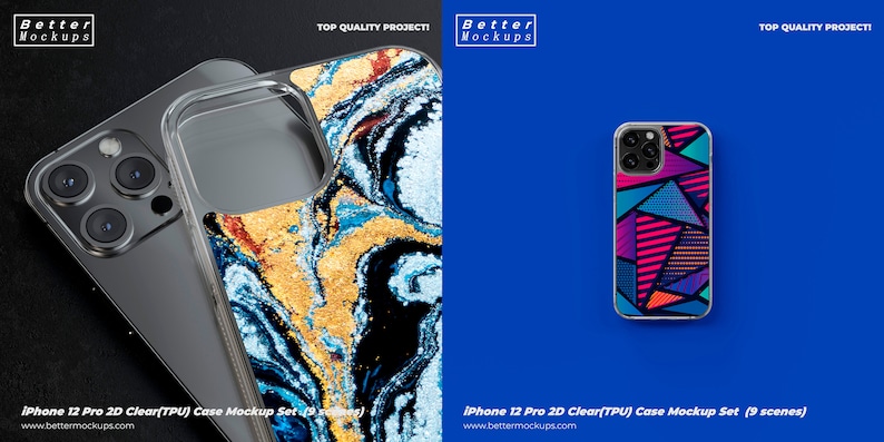Iphone 13 Pro 2D Clear TPU Case Mockup Transparent 2D Case - Etsy