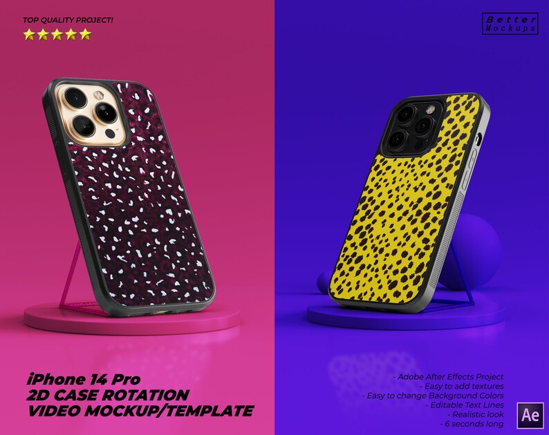 Iphone 14 Pro 2D Case Video Mockup Sublimation Iphone 14 Case - Etsy