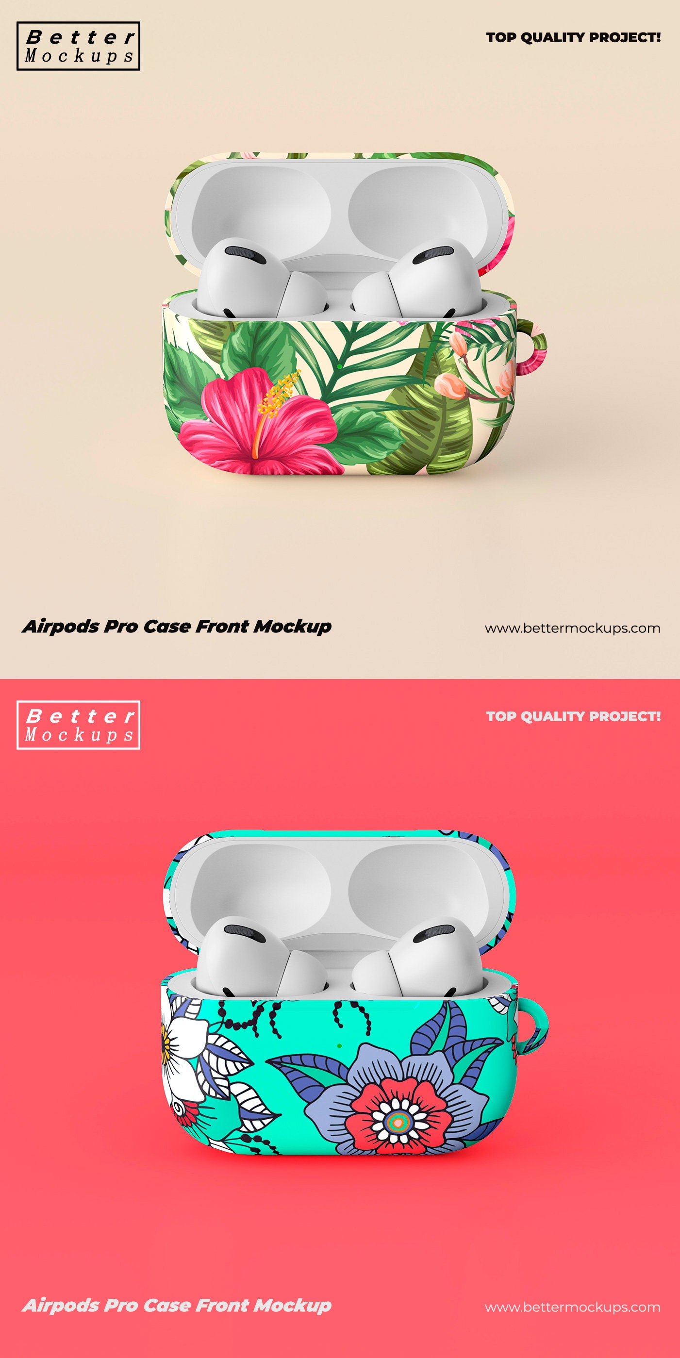 Airpods Pro Case Mockup, Dye Sublimation Airpods Pro Case Template ...