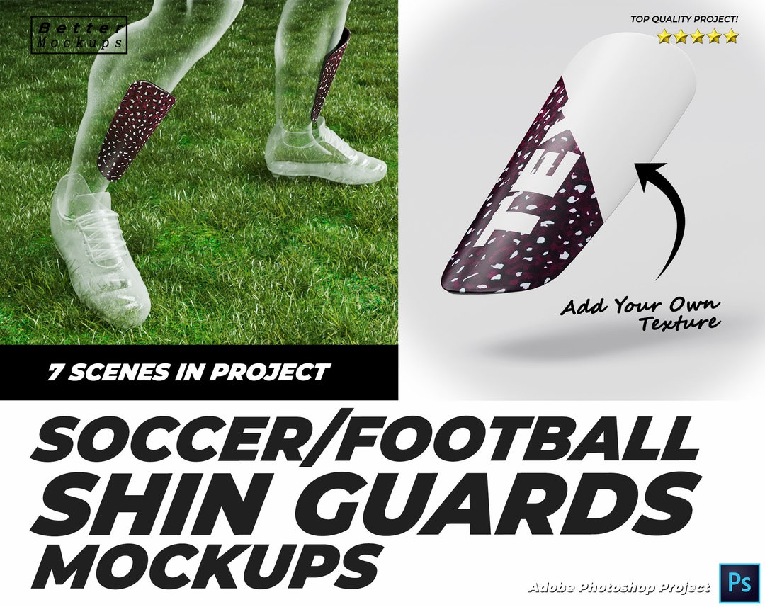 Football Shin Guards Mockup- Football Shin Guards Mockup - Shin Guards ...