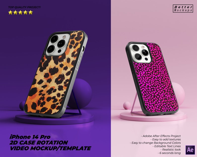 Iphone 14 Pro 2D Case Video Mockup Sublimation Iphone 14 Case - Etsy