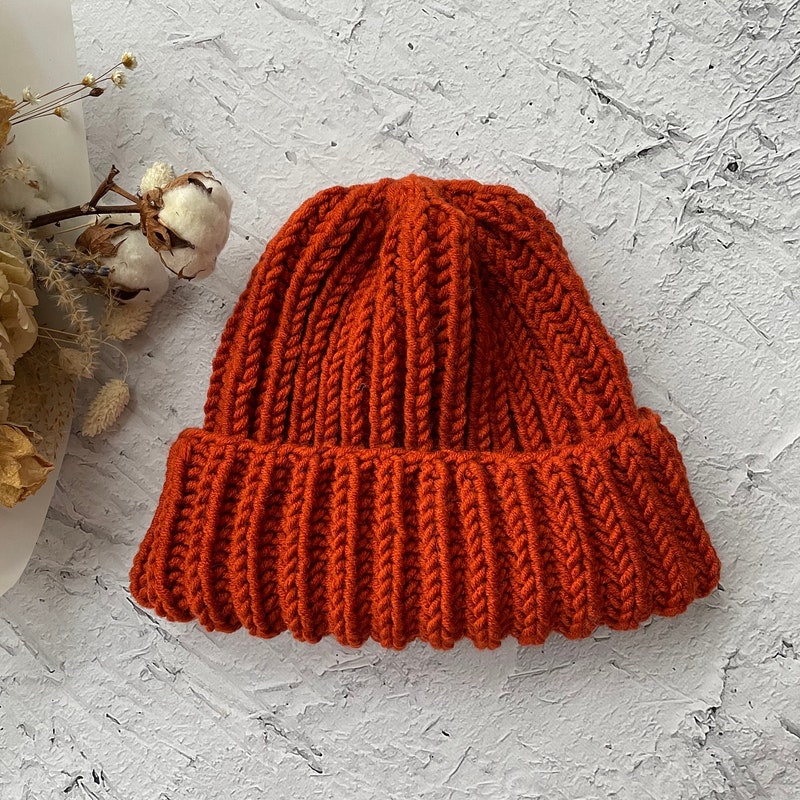 Ribbed Hat - Etsy