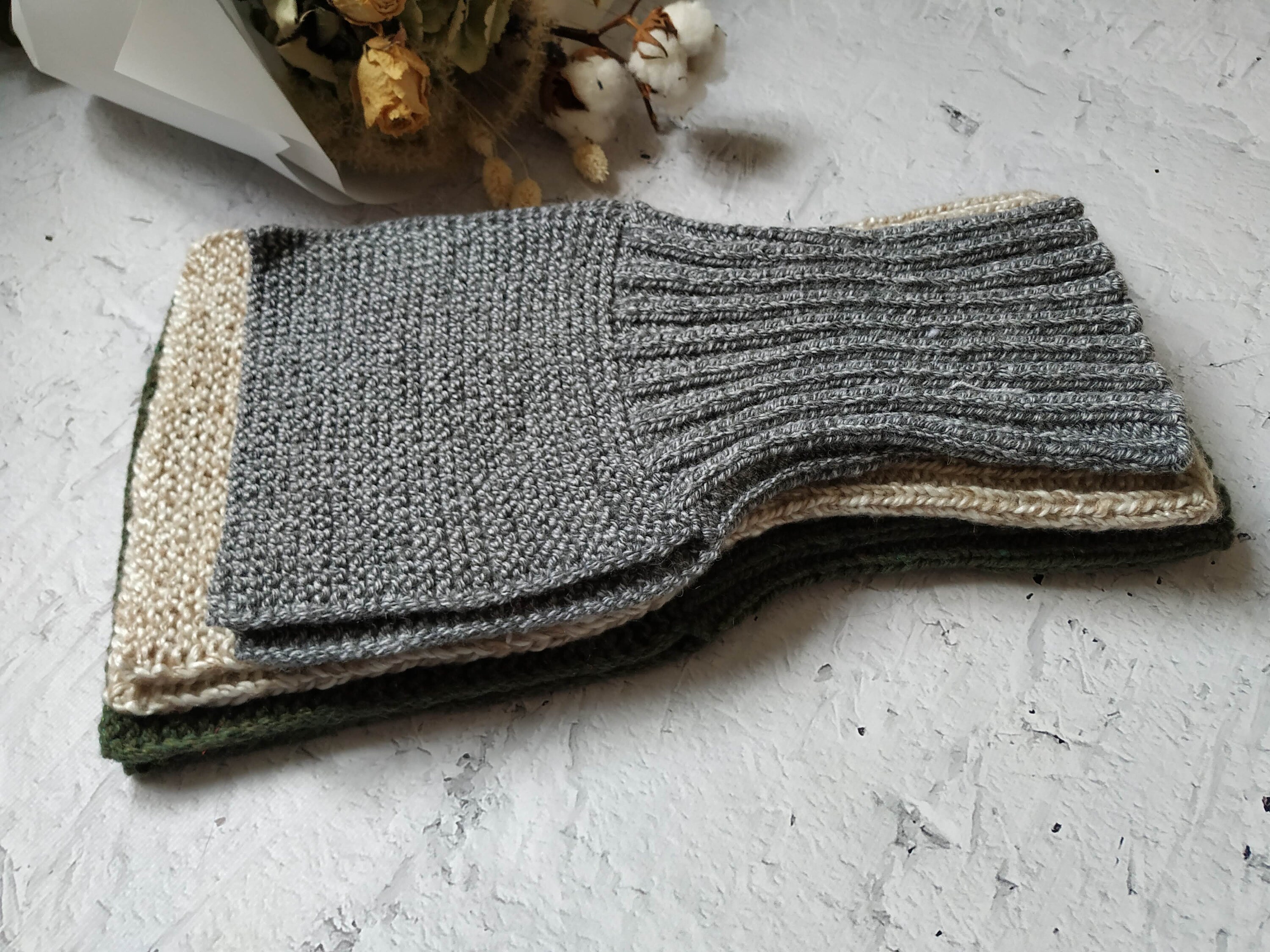 Turtleneck Dickey,holiday Gift,knitted Dickey,collar,winter Neck Scarf ...