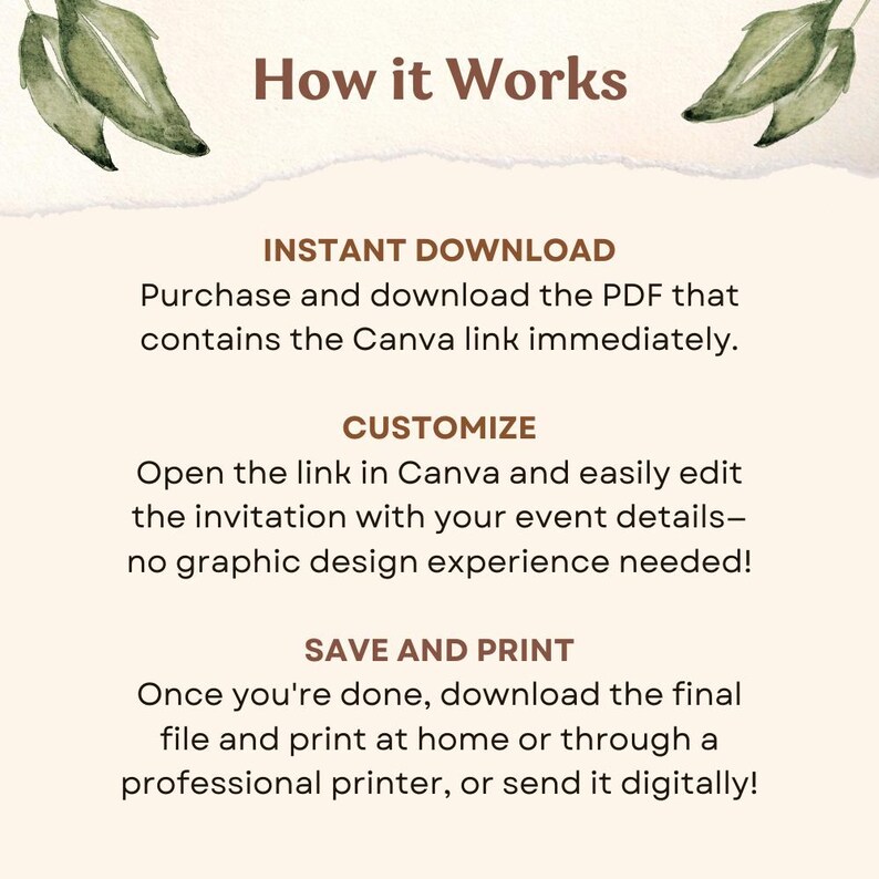 Shire-themed Garden Birthday Invitation | Editable Canva Template ...