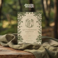 Magical Narnia Birthday Party Invitation Template - Instant Download - Etsy