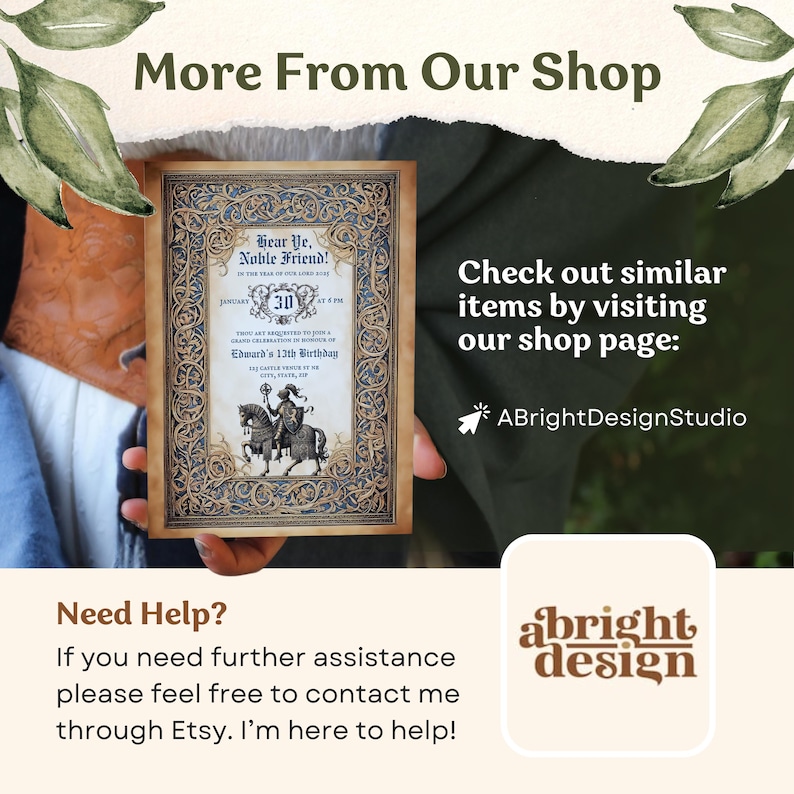 Elvish Wedding Invitation Template: Tolkien-inspired Fantasy (digital ...