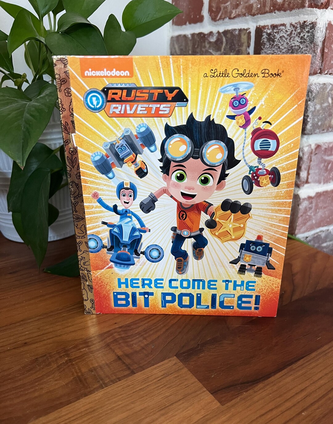 Vintage Rusty Rivets Little Golden Book: Here Come the Bit Police ...