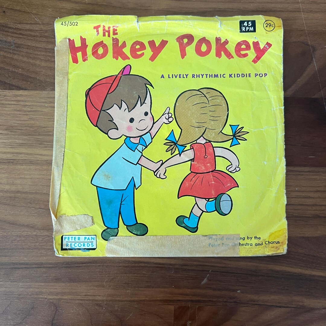 Vintage Peter Pan Record the Hokey Pokey, Peter Pan Orchestra & Chorus, Vintage 45 RPM Record - Etsy