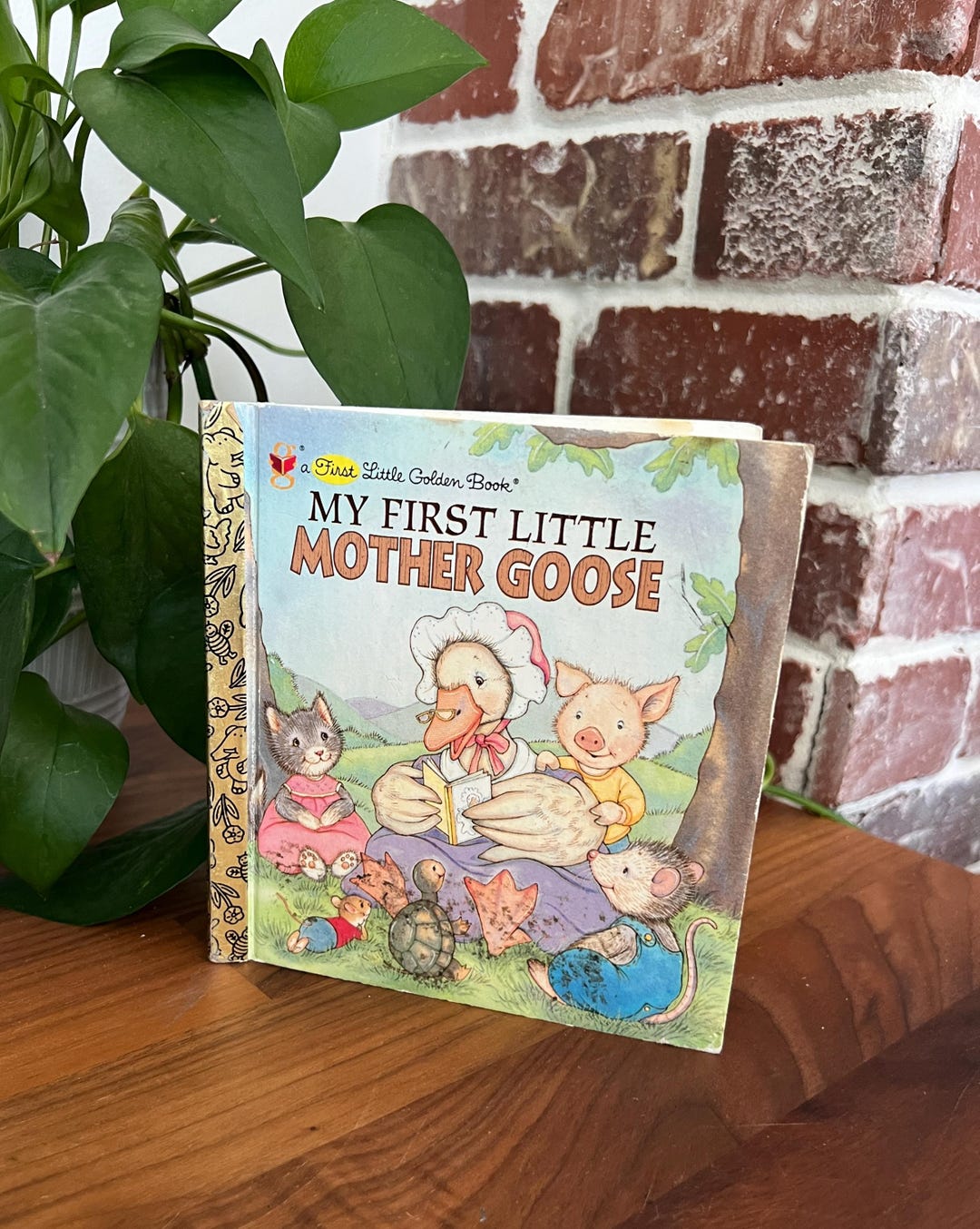 Vintage 1996 A First Little Golden Book, My First Little Mother Goose ...