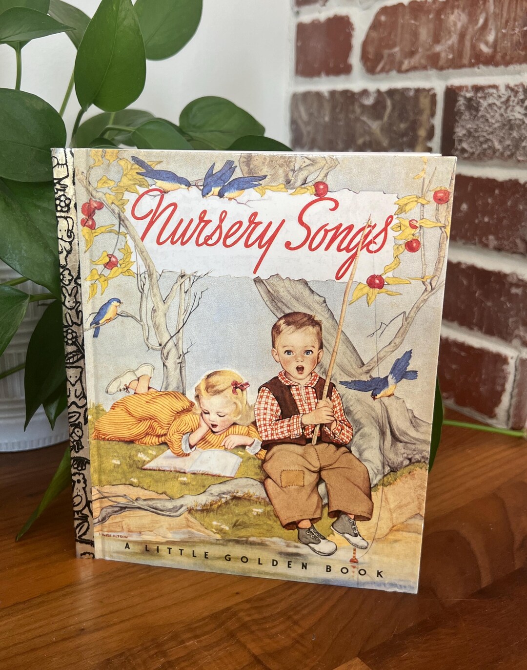 Vintage 1942, A Little Golden Books, Nursery Songs, Nursery Rhyme Book ...
