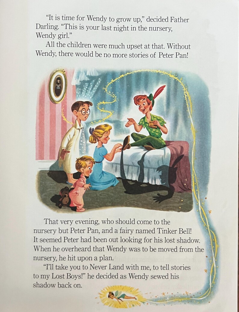 Vintage 1952 Peter Pan Little Golden Book, Disney Classic - Etsy