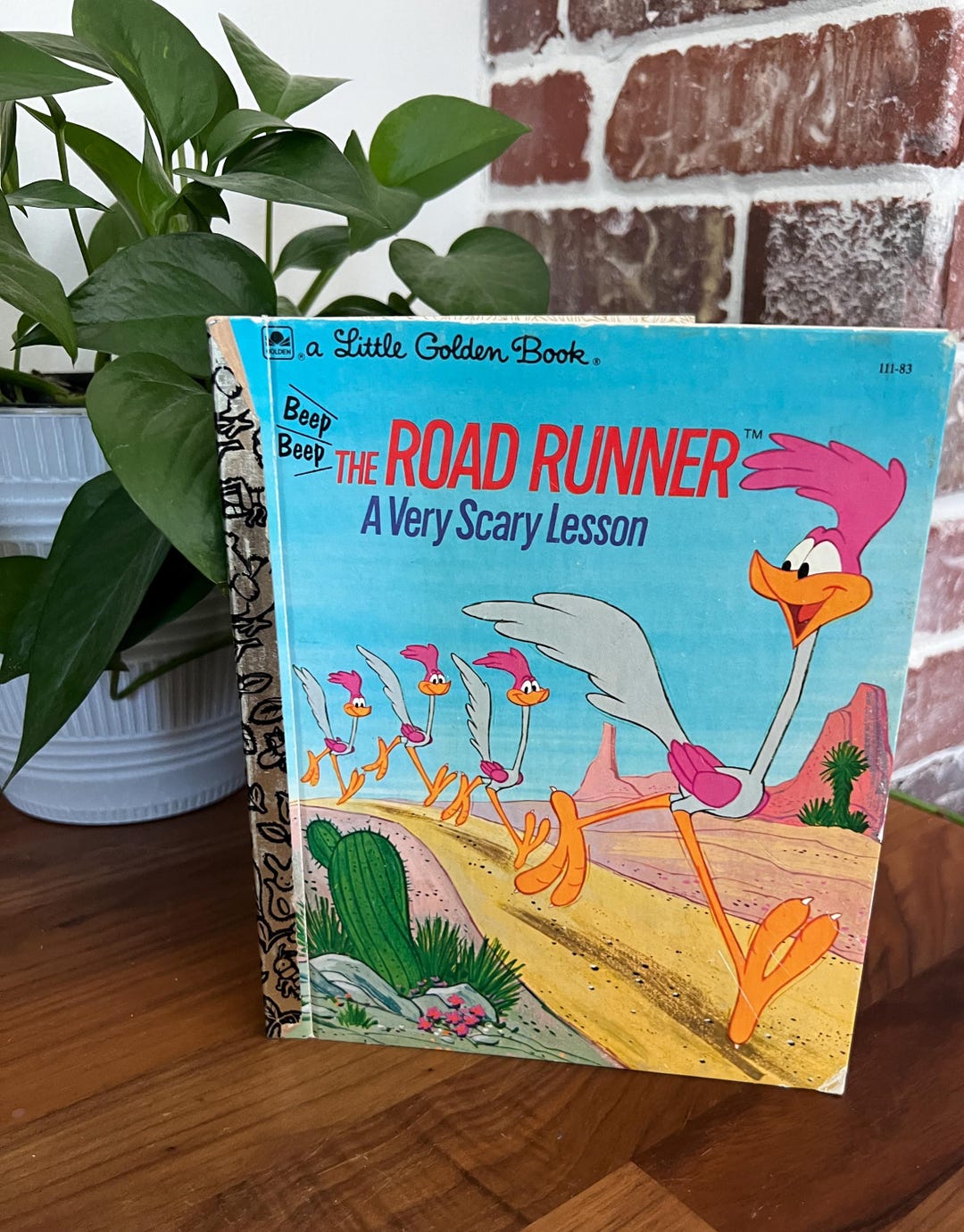 Vintage 1974 Road Runner Little Golden Book: A Very Scary Lesson - Etsy