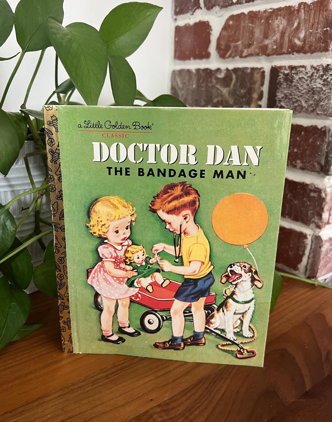 Vintage 1950, Renewed 1977 A Little Golden Book Classic, Doctor Dan the ...