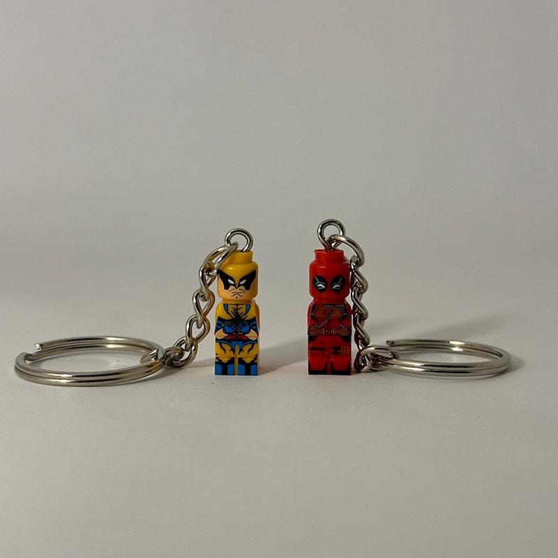 Deadpool Wolverine Best Friends Keychain - Etsy
