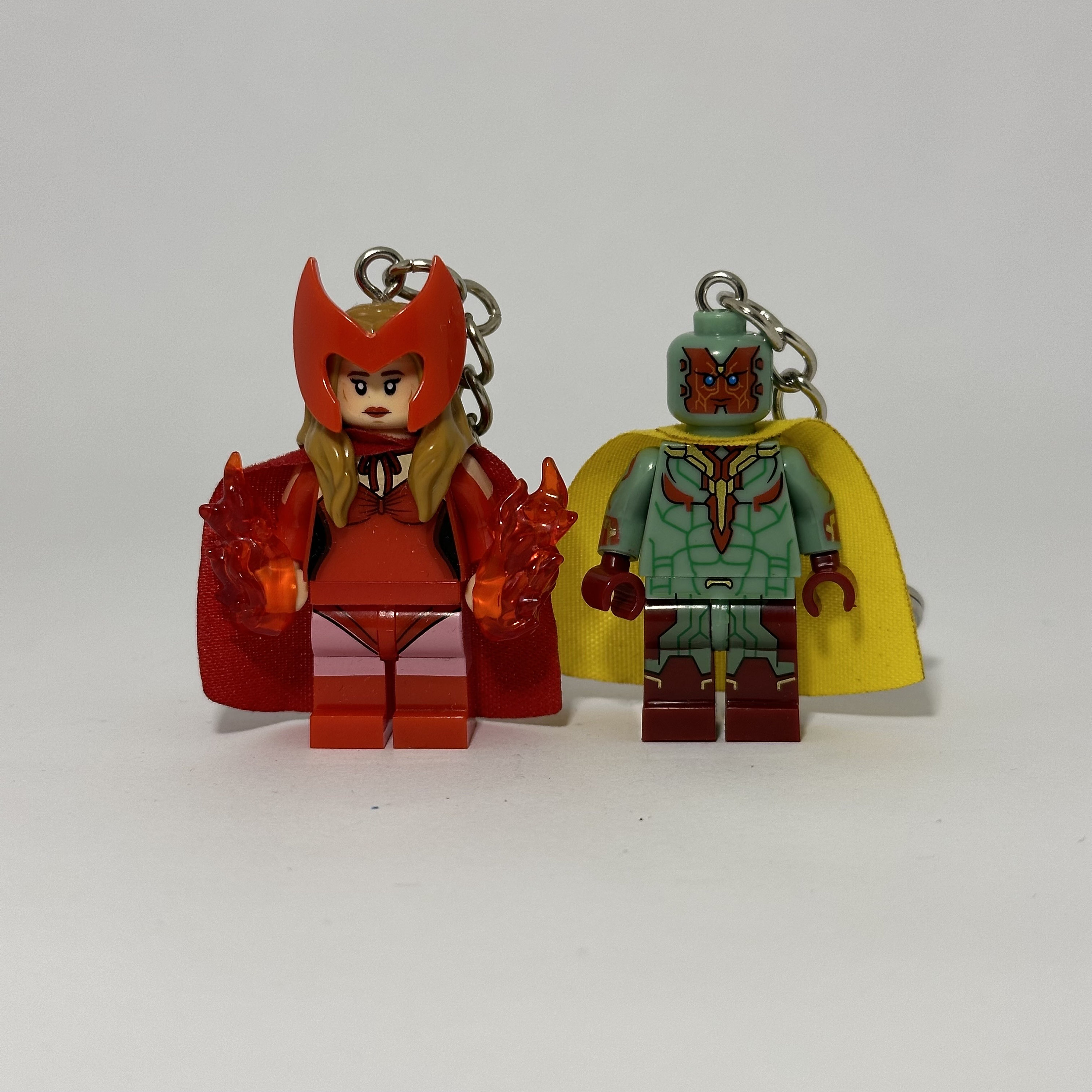 Wanda Maximoff Scarlet Witch Mini Figure Keychain - Geek Nerd Retro - Avengers Keyring ...