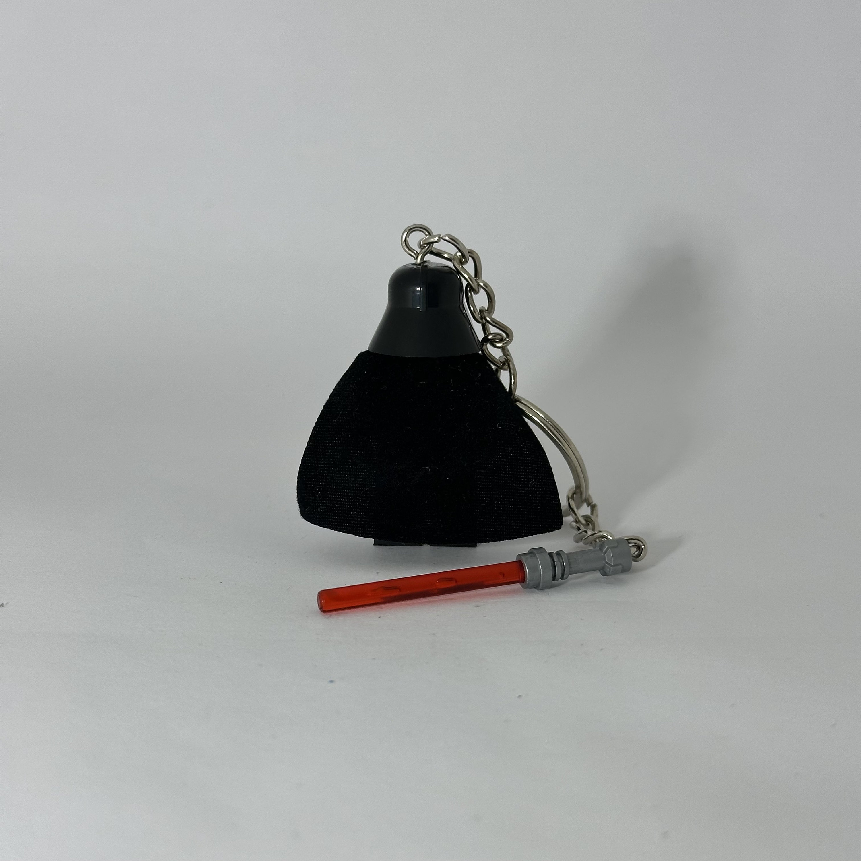 Darth Vader and Red Lightsaber Keychain - Star Wars Minifigure Keyring ...