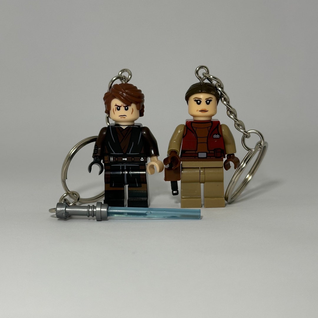 Anakin Skywalker and Padmé Keychains - Cute Couple’s Gift - Star Wars ...