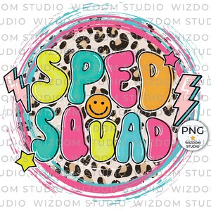 SPED Squad PNG Image, Special Education Back to School Design ...