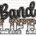Band Life PNG Image, Leopard Marching Band Black Design, Sublimation ...