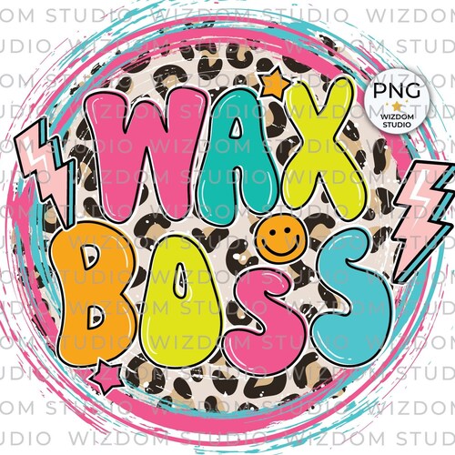 Wax Boss Png Leopard Sublimation Designs Downloads Mama Girl - Etsy