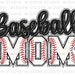 Baseball Mom PNG Image, Baseball Letter Design, Sublimation Design ...