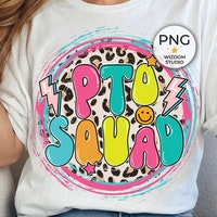 PTO Squad PNG Image, Cute Pto Team School Design, Sublimation Designs ...