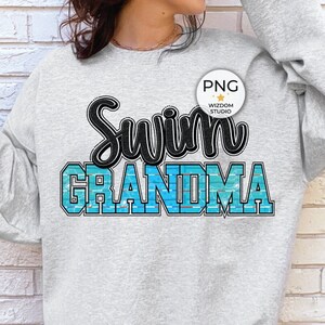 Swim Grandma PNG Image, Swimming & Diving Design, Sublimation Designs ...