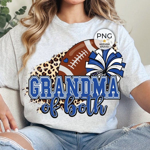 Football and Cheer Grandma Png - Etsy