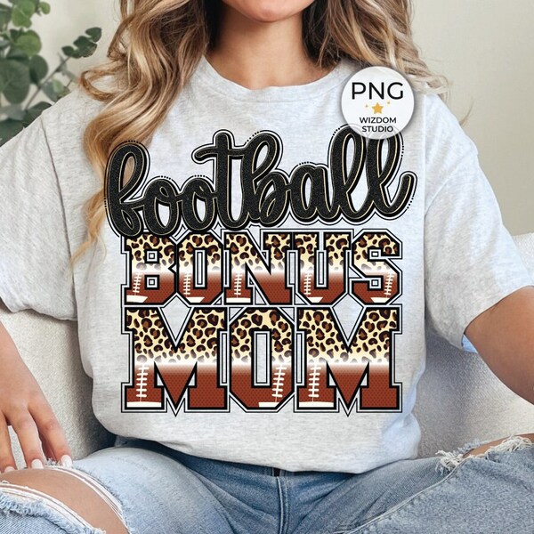 Football Bonus Mom Png - Etsy