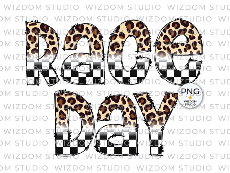 Race Day PNG Image, Racing Checkered Flag Leopard Designs, Sublimation ...