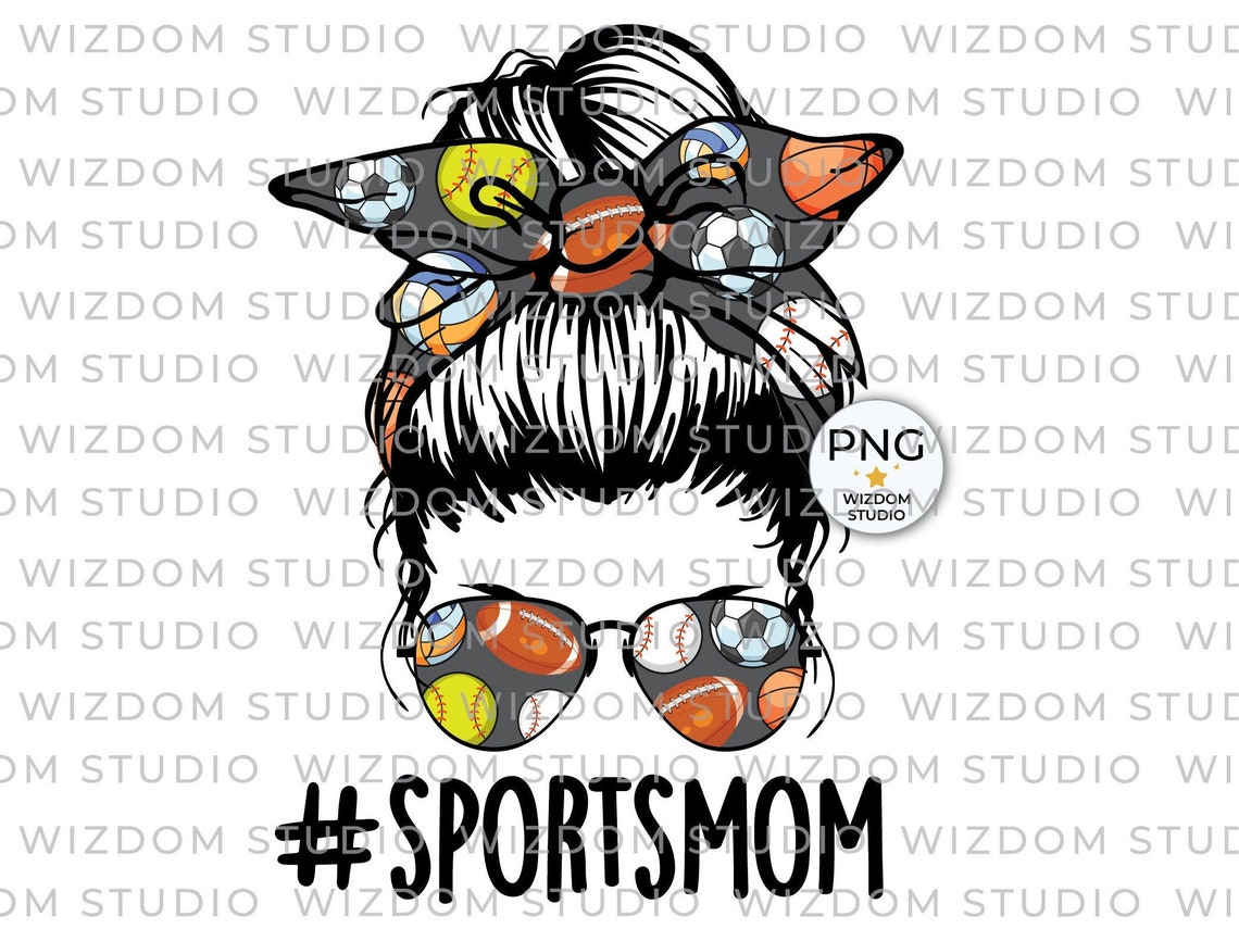 Sports Mom PNG Image Multi Sport Design Sublimation Designs - Etsy
