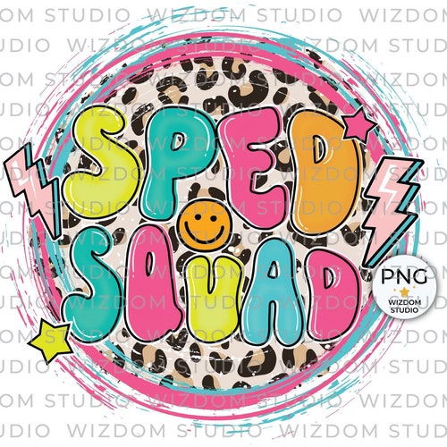 Specials Squad PNG Image Back to School Design Sublimation - Etsy