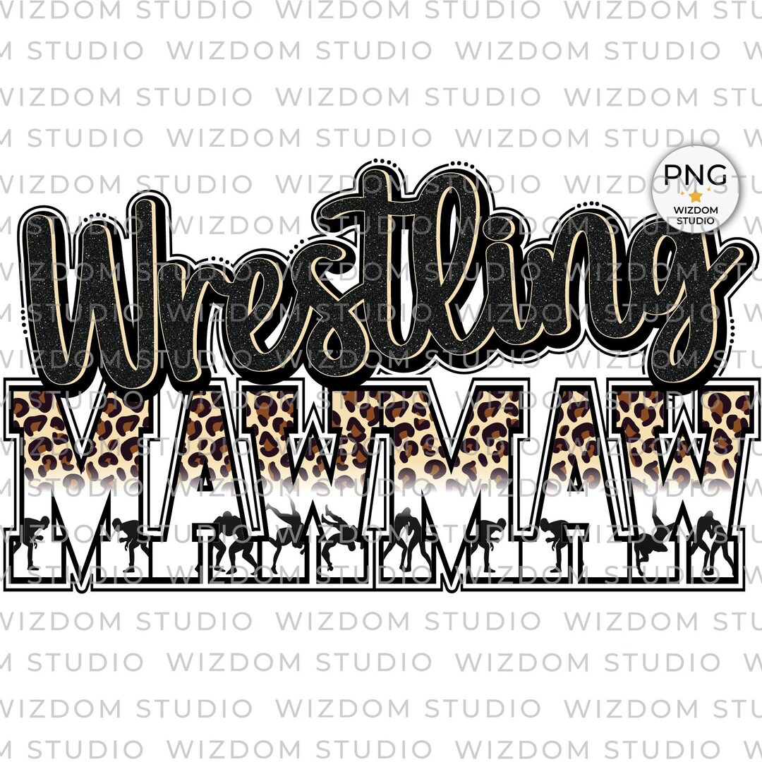 Wrestling Mawmaw PNG Image Wrestling Leopard Grandma Design - Etsy