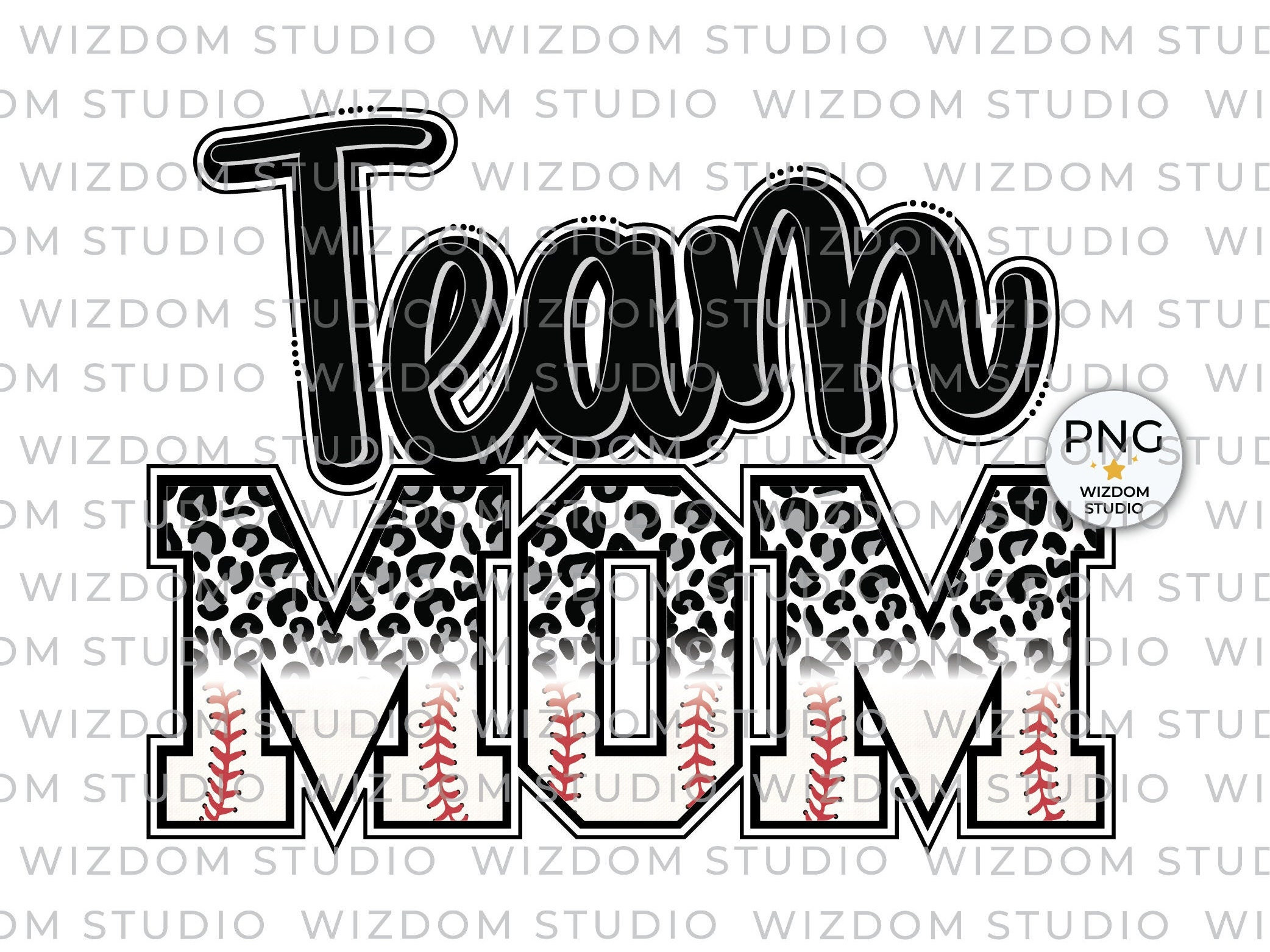 Team Mom Sublimation Designs - Etsy