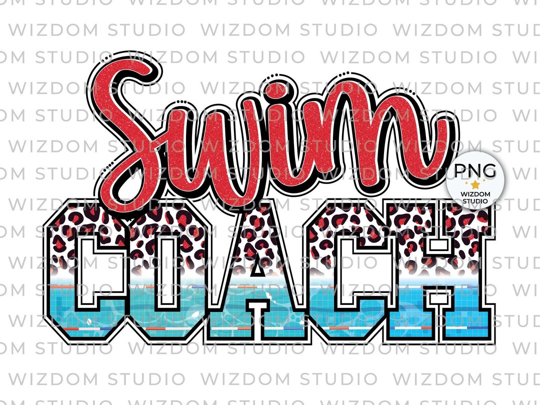 Swim Coach PNG Image, Swimming & Diving Design, Sublimation Designs ...