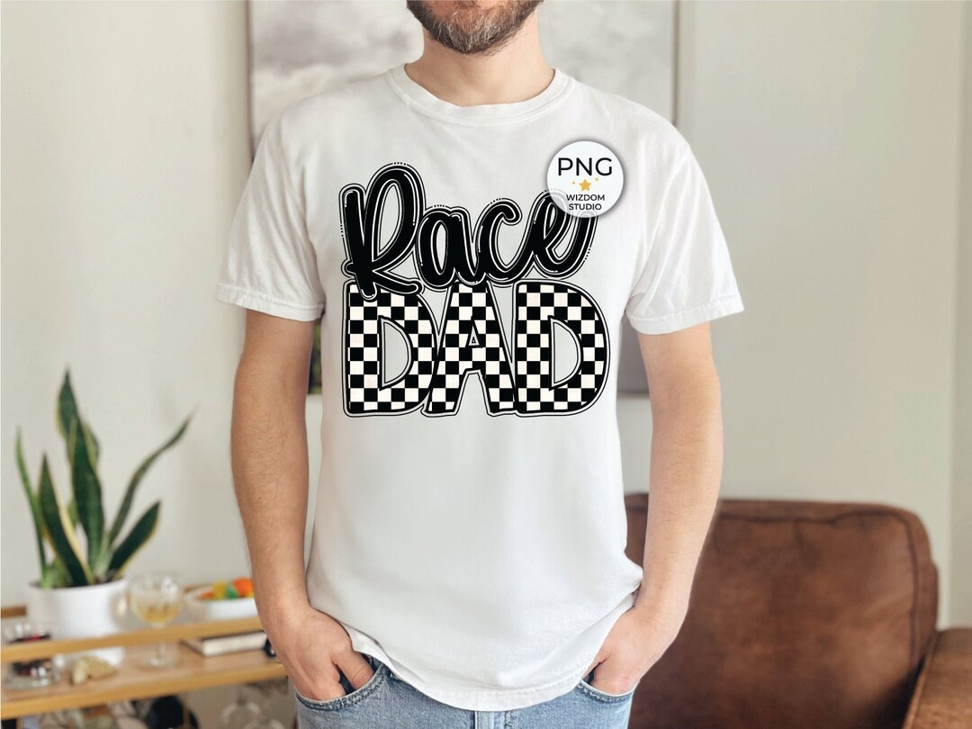 Race Dad PNG Image, Racing Checkered Flag Black Designs, Sublimation ...