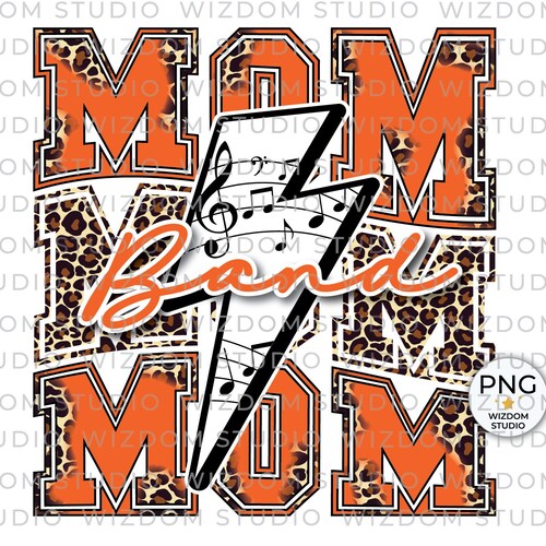 Band Mom PNG Image Tiger Stripes Marching Band Design - Etsy