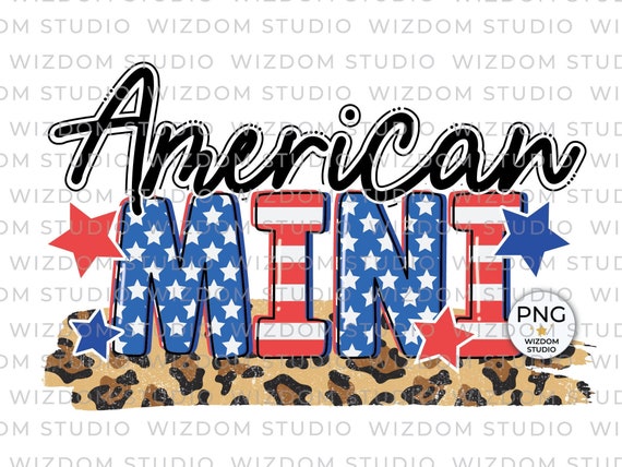 American Mini PNG Image American Flag Patriotic Girl Design | Etsy