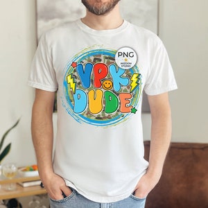 VPK Dude PNG Image, Back to School Design, Sublimation Designs ...