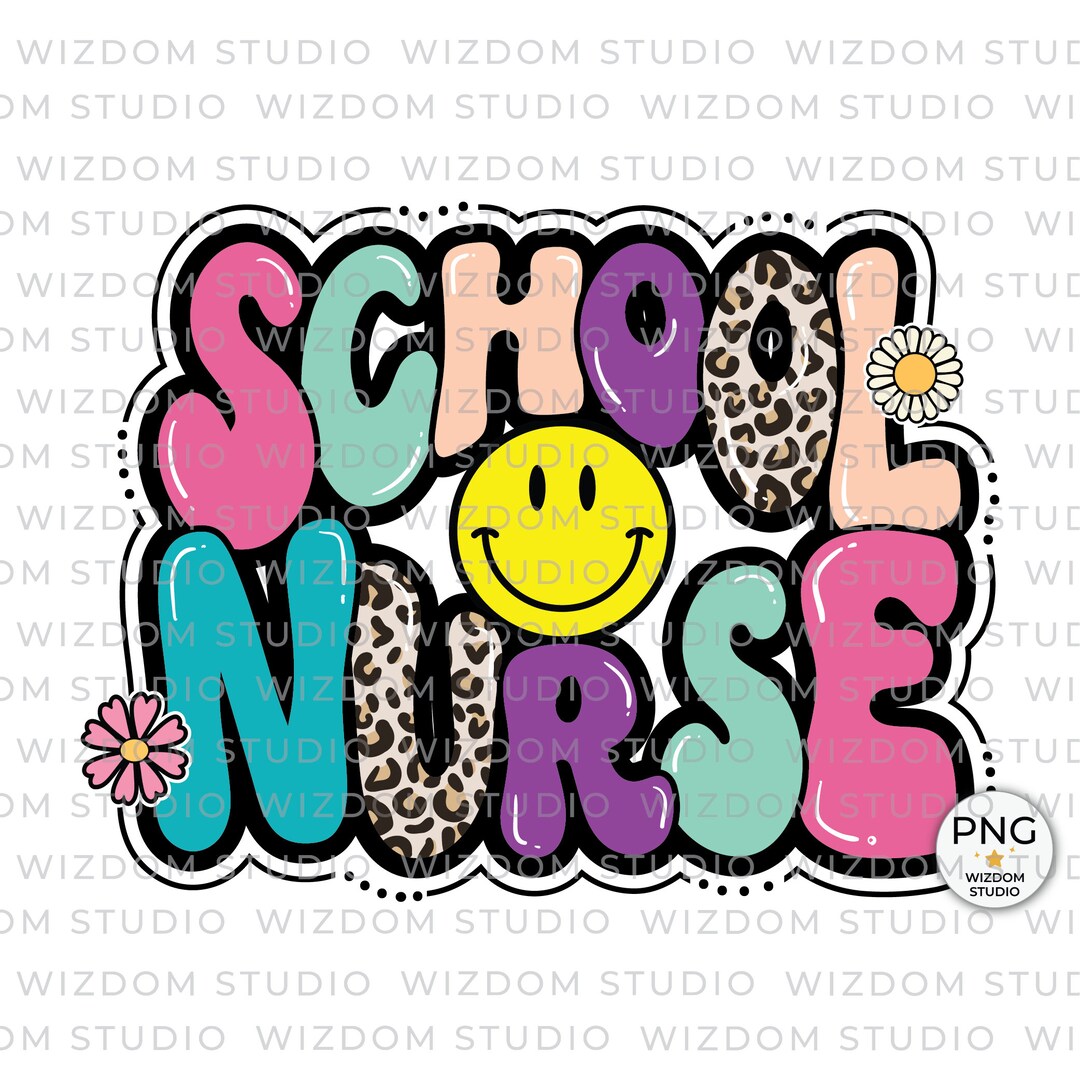 School Nurse PNG Image, Back to School Nurse Design, Sublimation ...