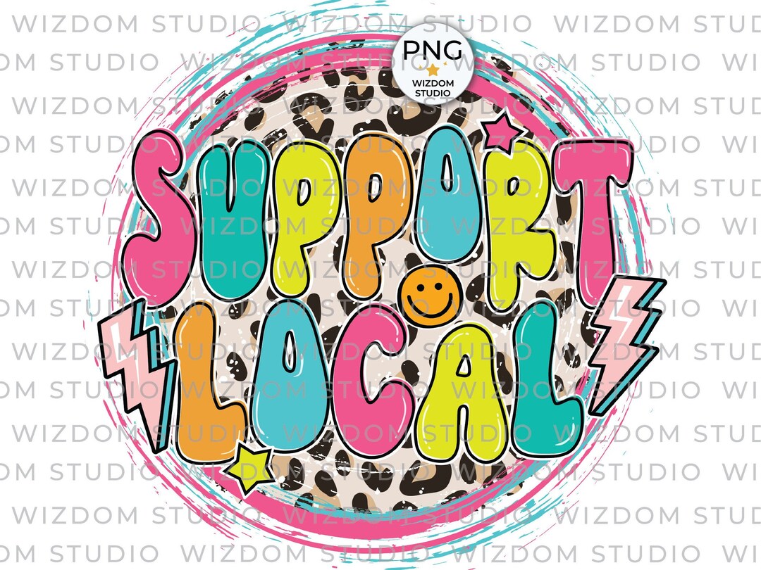 Support Local PNG Image, Leopard Lightning Bolt Design, Sublimation ...