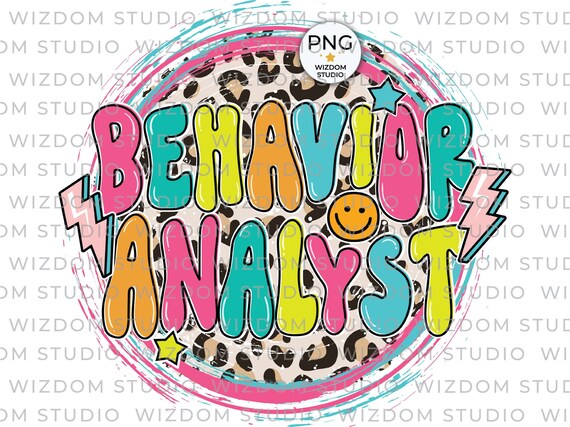 Behavior Analyst PNG Image Lightning Bolt Design Sublimation - Etsy