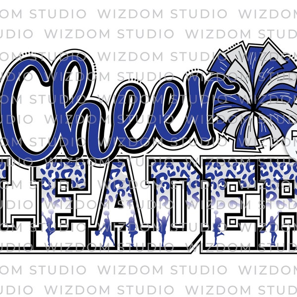 Royal Blue Cheerleader Png - Etsy
